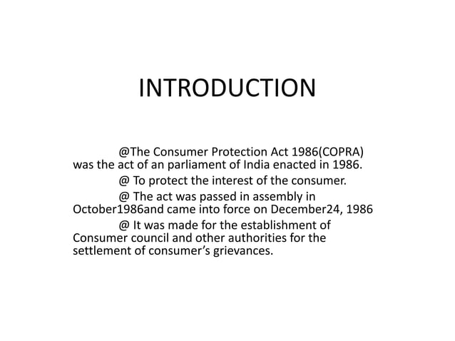 consumer protection act 1986.pptx