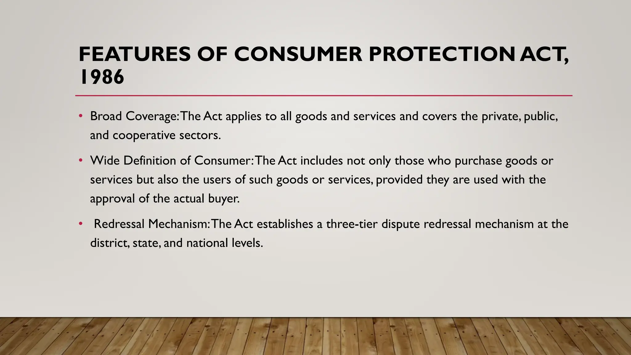 Rights of Consumers under Consumer Protection Act, 1986. | PPT