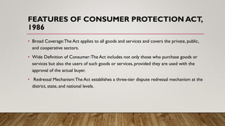 Rights of Consumers under Consumer Protection Act, 1986. | PPTX