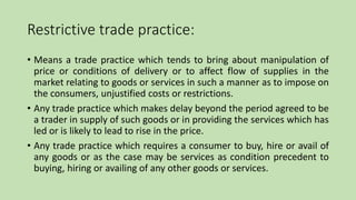 Consumer protection act 1986 | PPTX