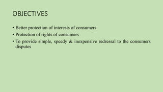Consumer protection act 1986 | PPTX