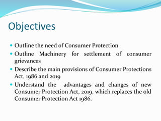 Consumer protection act, 2019 | PPTX