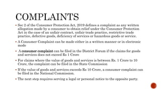 Consumer Protection Act, 2019 | PPTX