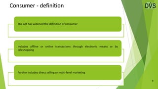 Consumer Protection Act, 2019 - Part 1 | PPTX