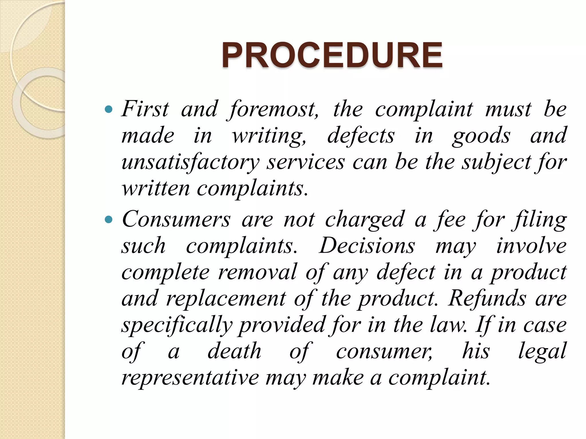 Consumer protection act | PPTX