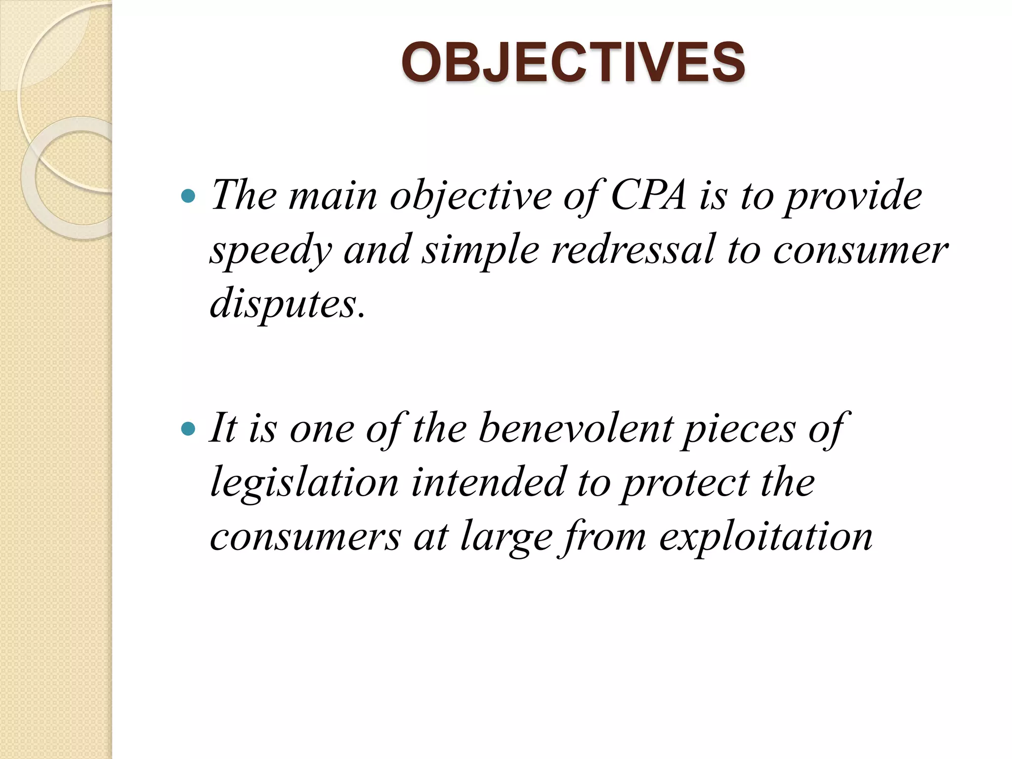 Consumer protection act | PPTX