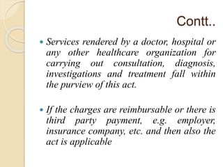 Consumer protection act | PPTX