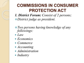 Consumer protection act | PPTX