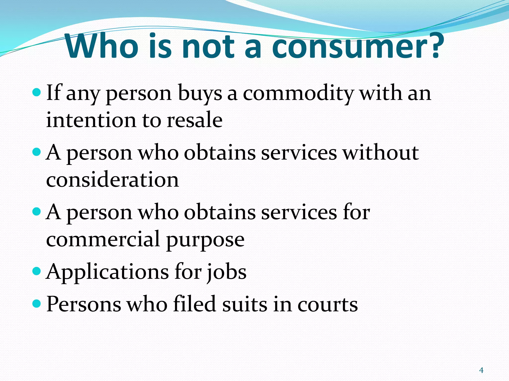 Consumer protection act presentation | PPTX