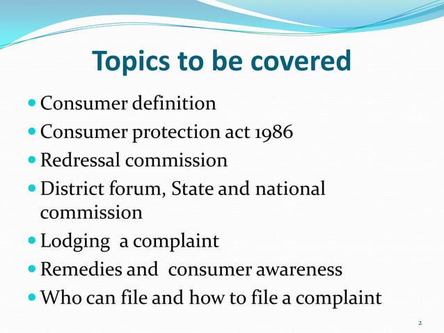 Consumer protection act presentation | PPTX | Consumer Issues | Business