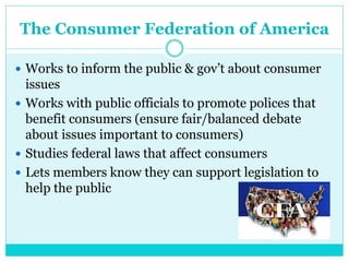Consumer Protection Agencies.ppt