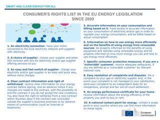 Energy consumers' rights and the EU legislation | PDF