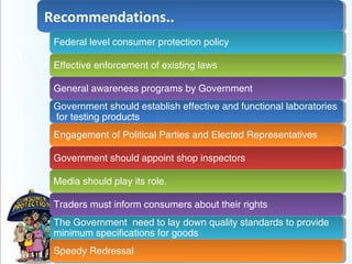 Consumer protection in Pakistan | PPT