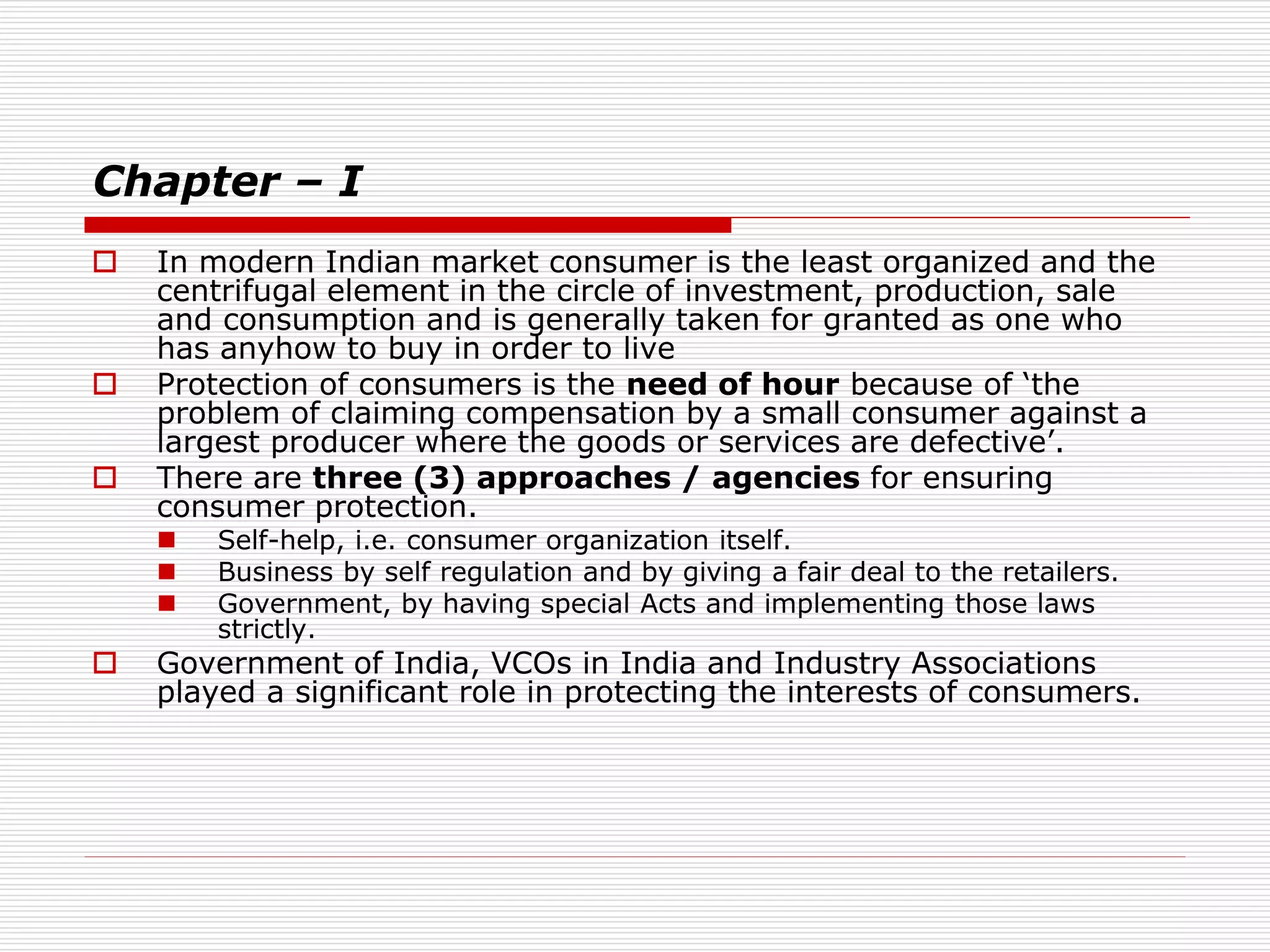 Consumer protection in india with special reference to Andhra Pradesh | PPT