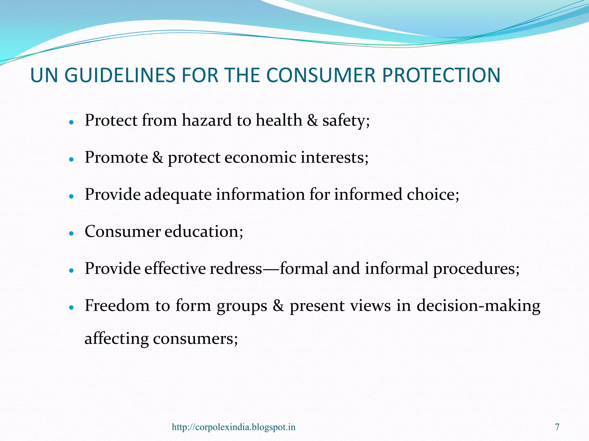 Consumer protection law | PPTX