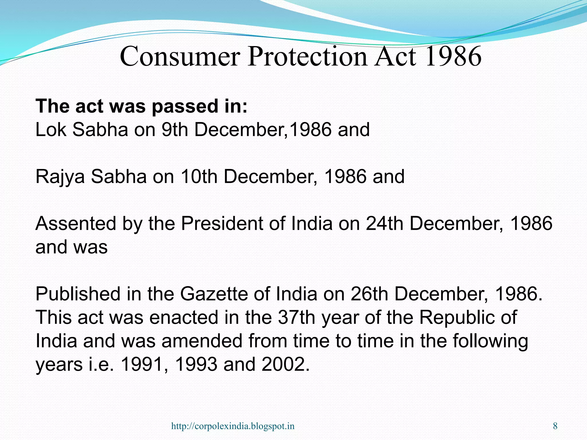 Consumer protection law | PPTX