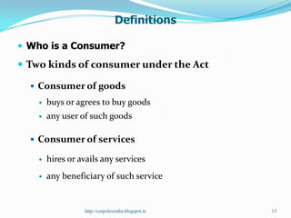 Consumer protection law | PPTX
