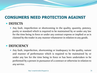 Consumer protection law | PPTX