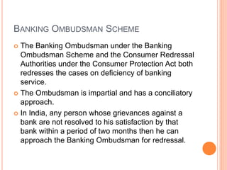 Consumer protection laws for bank customers | PPTX