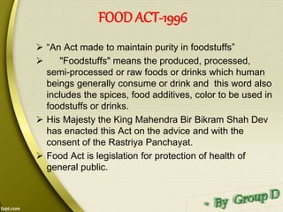 Consumer protection legislation | PPTX