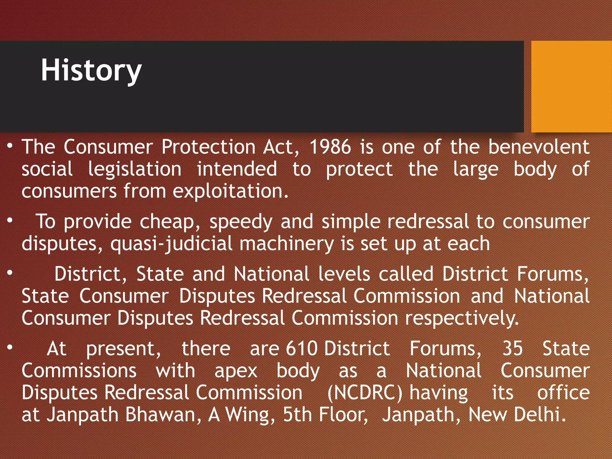 consumer protection and consumer forum | PPT