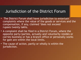 consumer protection and consumer forum | PPT