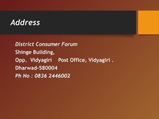 consumer protection and consumer forum | PPT