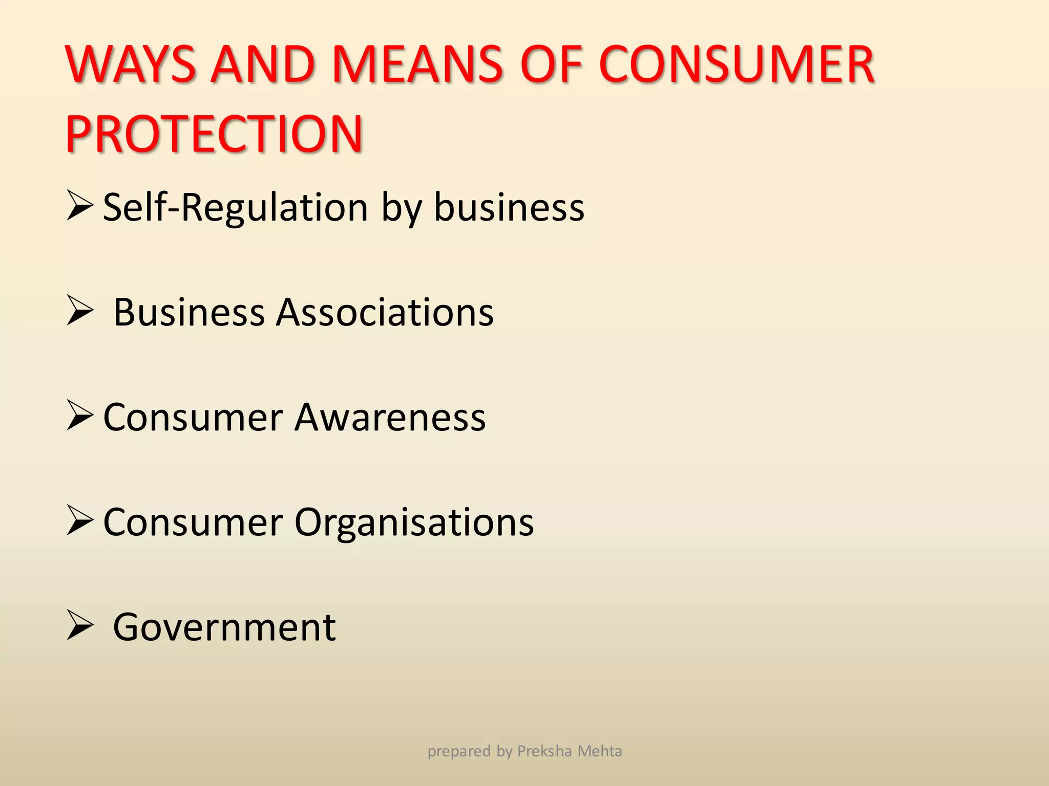 Consumer Protection | PDF