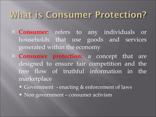 Consumer Protection | PPT