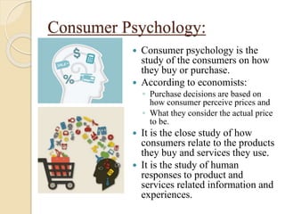 Consumer psychology and Pricing | PPTX
