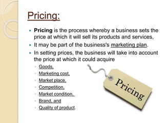 Consumer psychology and Pricing | PPTX
