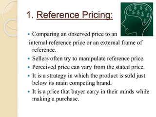Consumer psychology and Pricing | PPTX