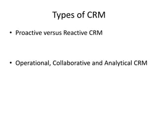 Consumer realtionship management | PPTX