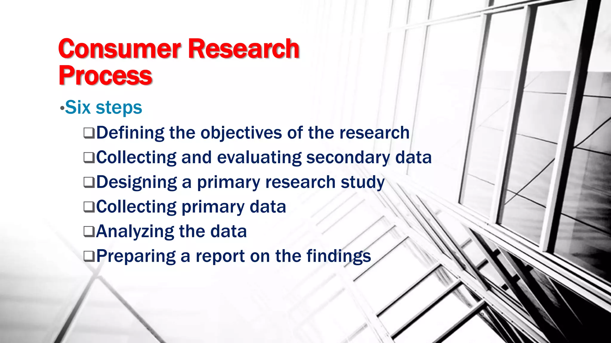 Consumer research | PPTX