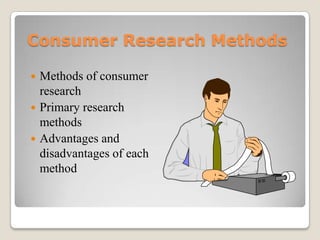 Consumer Reserch & Market Segmentation | PPT