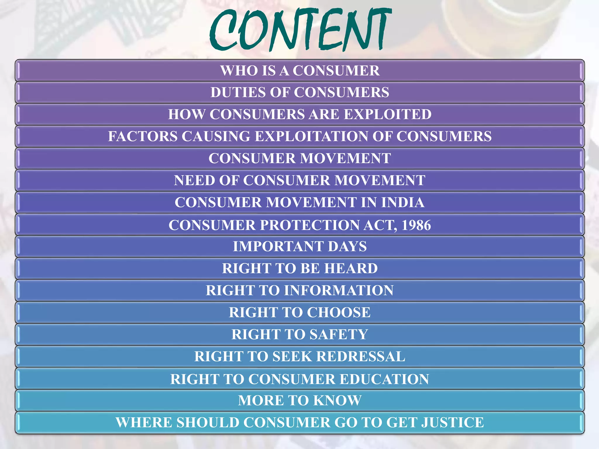 Consumer rights | PPTX