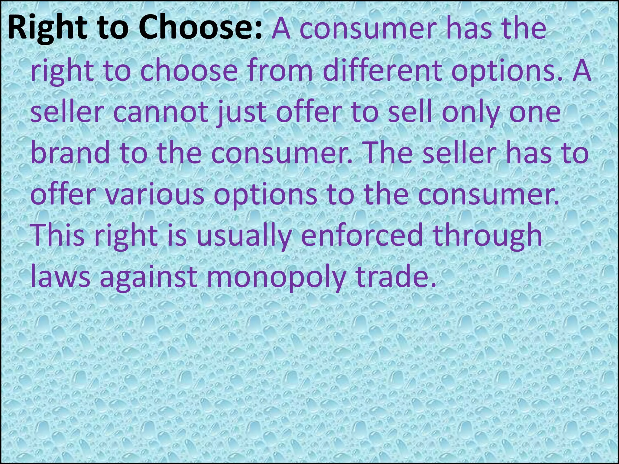 Consumer rights economics cbse class 10 | PPTX