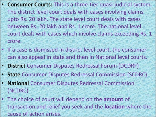 Consumer rights economics cbse class 10 | PPTX