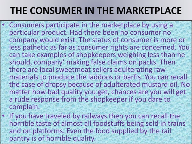 Consumer rights economics cbse class 10 | PPTX
