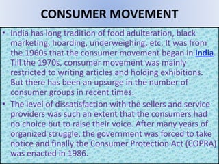 Consumer rights economics cbse class 10 | PPTX