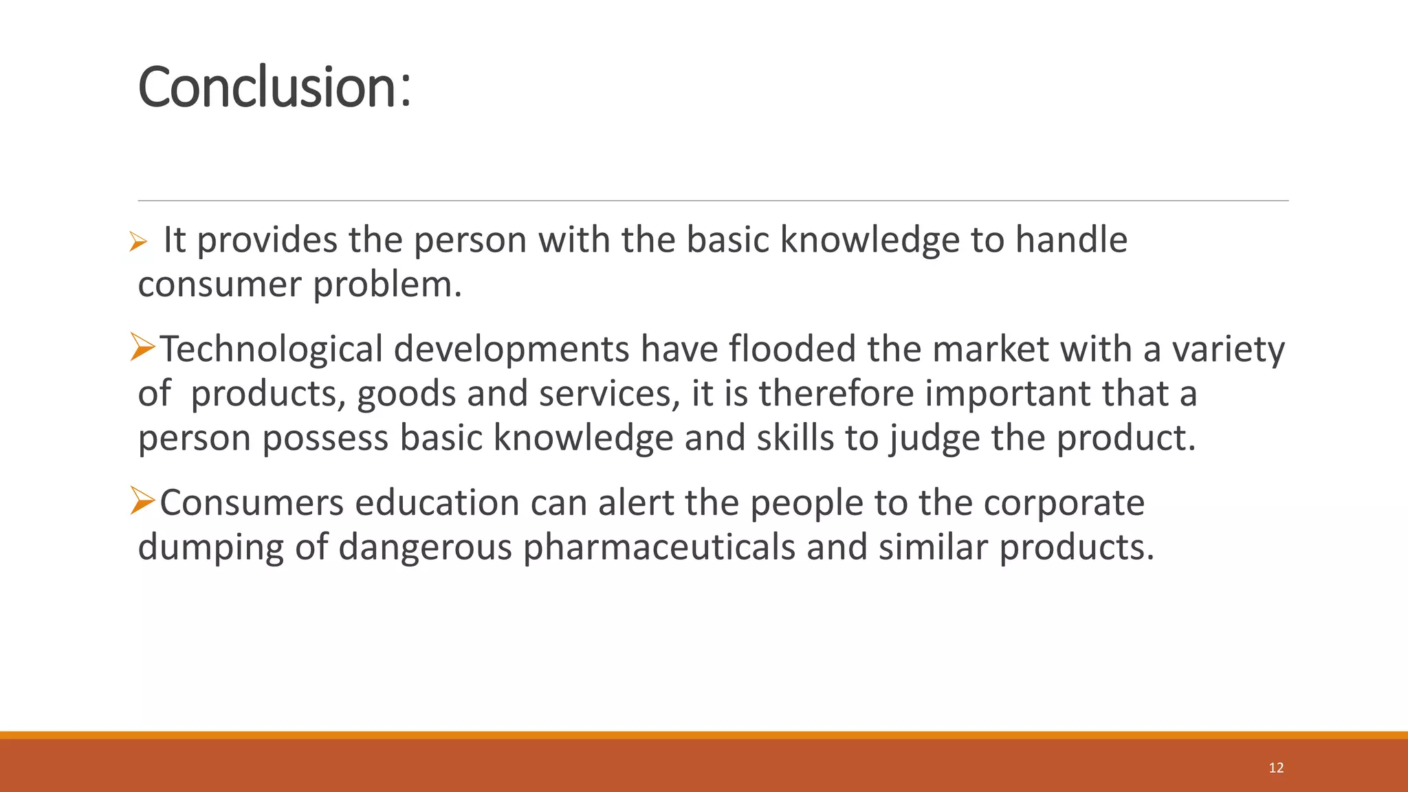 Consumer rights | PPTX | Consumer Issues | Business