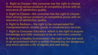 Consumer rights | PPTX