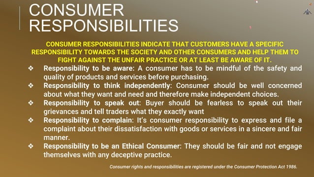 Consumer Rights | PPTX