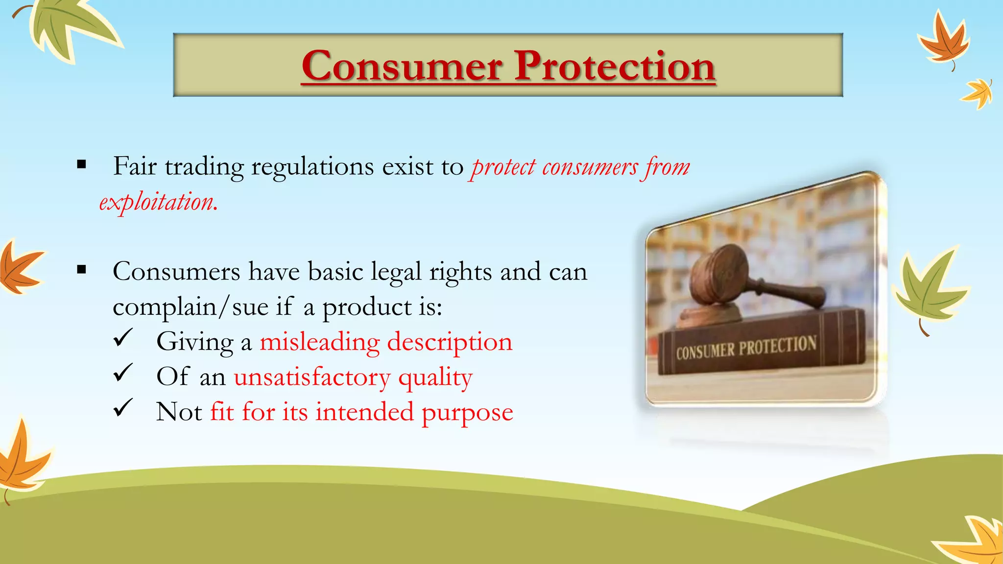 Consumer rights | PPTX