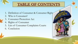 Consumer rights | PPTX
