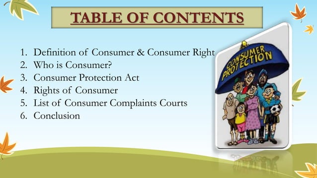 Consumer rights | PPTX