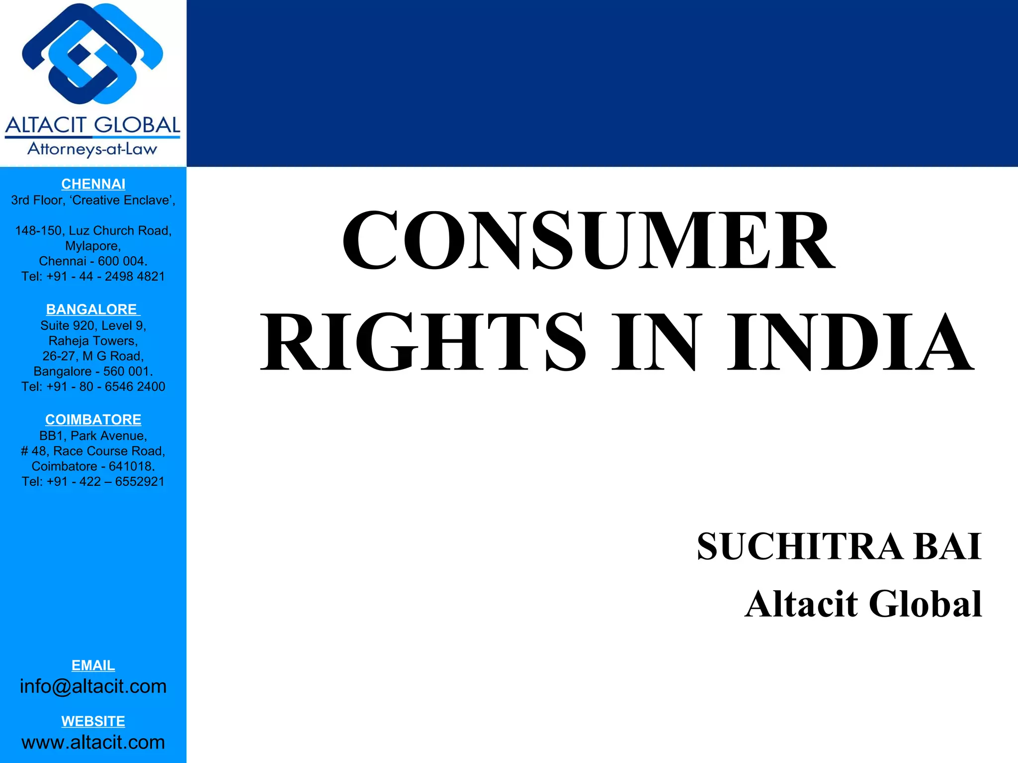 Consumer rights in india | PPT