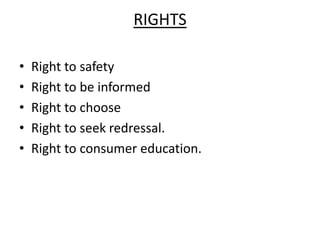 Consumer Rights | PPTX