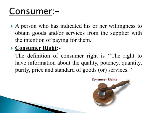 Consumer rights ppt | PPTX