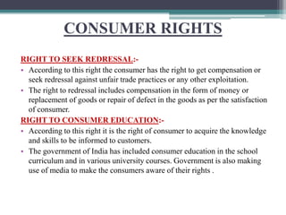 Consumer rights ppt | PPT